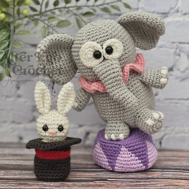 Ravelry: Ellie the Circus Elephant pattern by Alter Ego Crochet