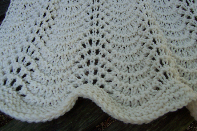 Ravelry: AlwaysRosie's Old Shale Baby Blankets (made two and some ...