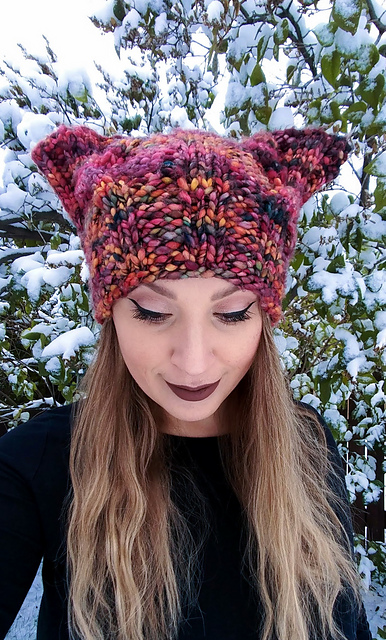 Ravelry: Whimsical Cat Ear Toque pattern by Alysha Ouimet