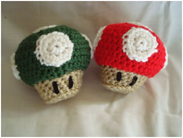 Ravelry: Mario Mushroom plush pattern by Amanda Jaeger
