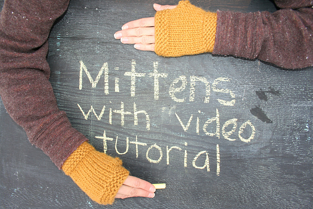 Ravelry: my first fingerless mittens pattern by Amanda Lilley