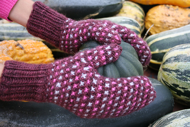 Ravelry: Candy Rain Mittens pattern by Amanda Lilley