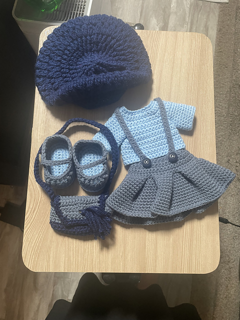 Ravelry: Francesca Outfit pattern by Amanda Lousley