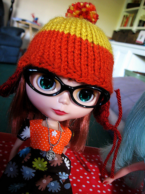 Ravelry: Cunning Hat for Blythe pattern by Amanda Ruth