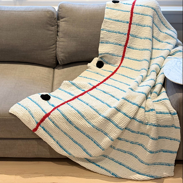 Ravelry: Notepaper Blanket pattern by Amanda Kaffka