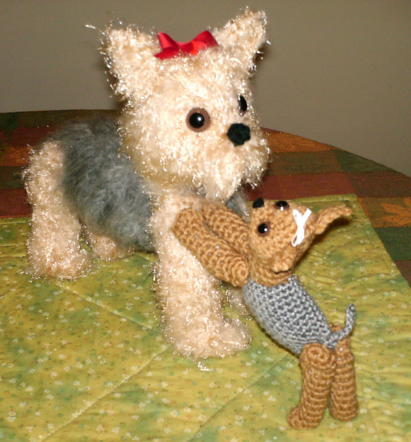 Ravelry: Yorkie & Puppy Dog pattern by Lenora Conlon