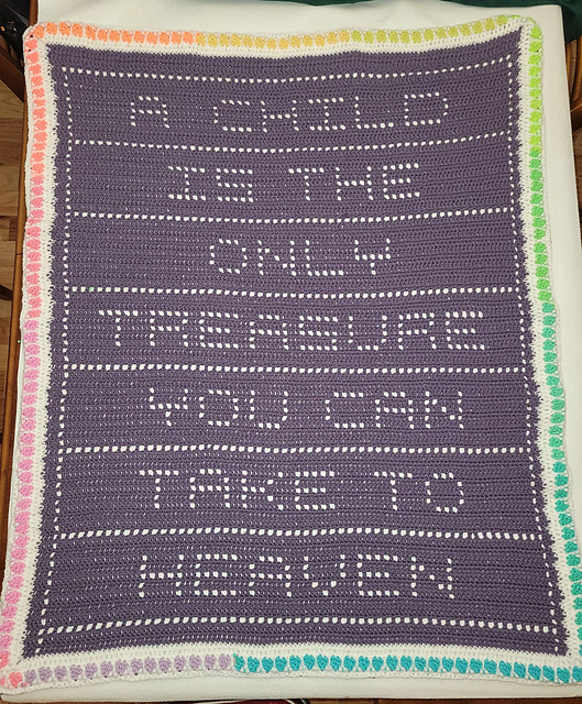 Ravelry: Amish Proverb Baby Blanket pattern by Katie Cassady