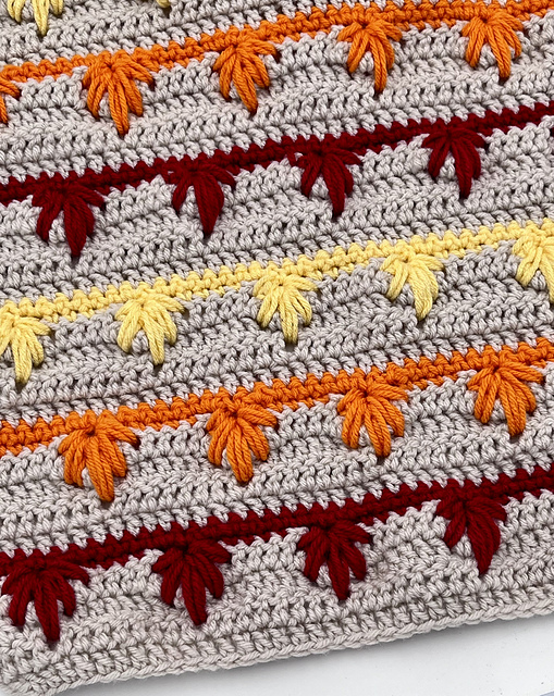 Ravelry: Fall Foliage Throw pattern by Kristine Mullen