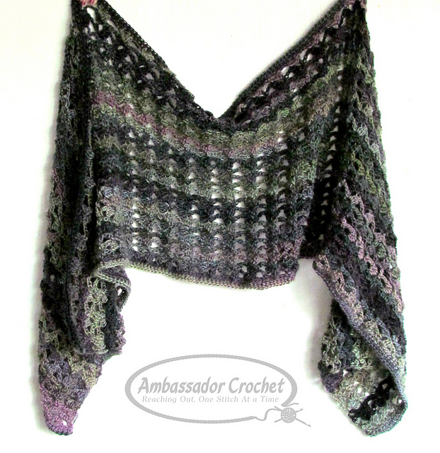 Ravelry: Majestic Ivy Wrap pattern by Kristine Mullen