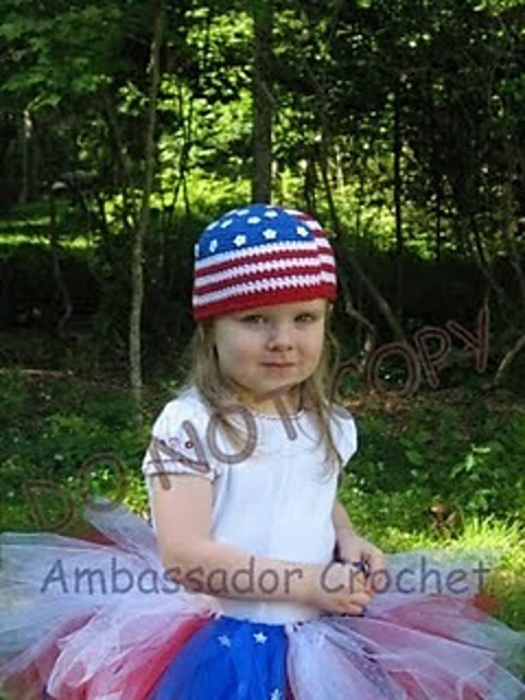 Ravelry: American Flag Beanie pattern by Kristine Mullen