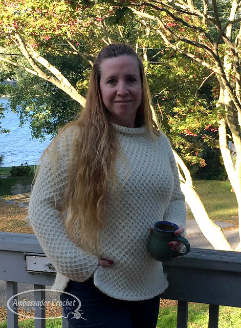 Ravelry: Snowbird Tunisian Sweater pattern by Kristine Mullen