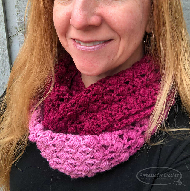 Ravelry: Berry Bliss Infinity pattern by Kristine Mullen