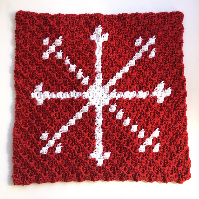 Ravelry: Snowflake Square C2C pattern by Kristine Mullen