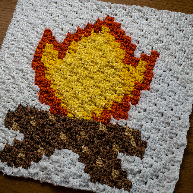 Ravelry: Campfire Blanket Square pattern by Kristine Mullen