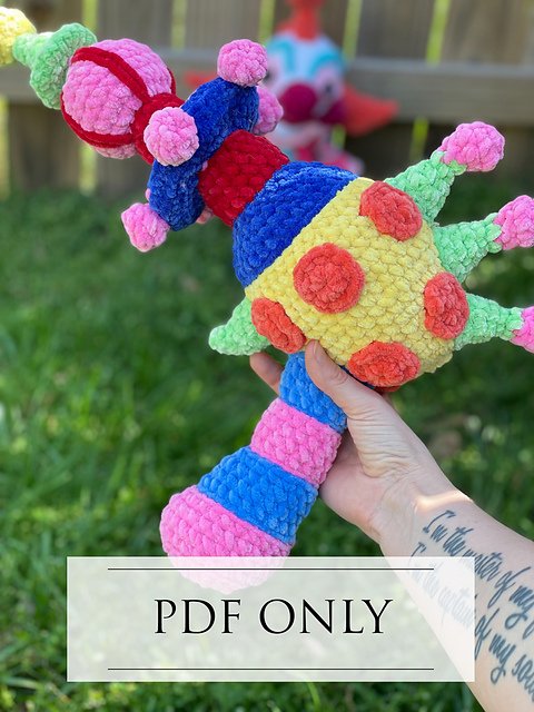 Ravelry: Killer Klown Ray Gun pattern by Amber Lancaster