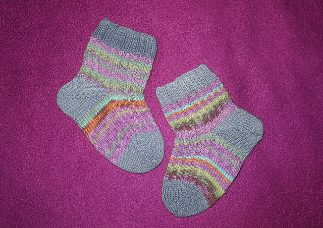 Ravelry: Slip Stitch Toddler Sock pattern by Jennifer Anne