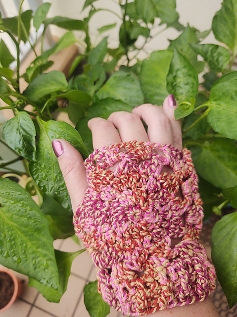 Ravelry: Cerise Fingerless Gloves pattern by Dorothy Sivo