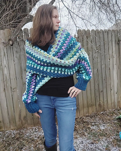 Ravelry: Coastal Views Wrap Scarf pattern by Dorothy Sivo