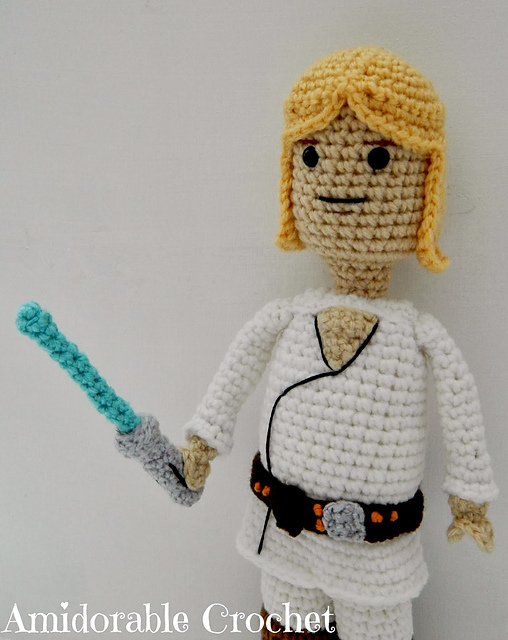 Ravelry: Luke Skywalker Star Wars Lego Man pattern by Jackie Laing