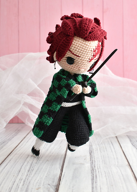Ravelry: Tanjiro Kamado pattern by Amineko amigurumis
