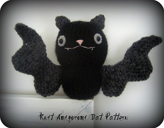 Ravelry: Bat Knit Amigurumi pattern by Amy Gaines