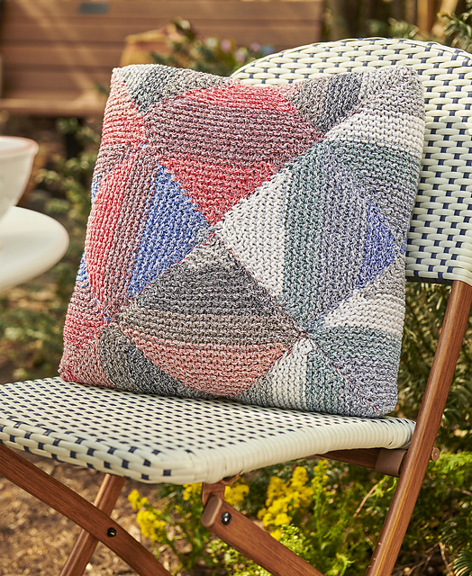 Ravelry: Stained Glass Pillow pattern by Amy Gunderson