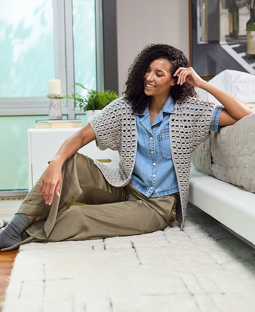 Ravelry: Stacked Blocks Cardi pattern by Amy Gunderson