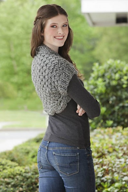 Ravelry: Cable Texture Shrug pattern by Amy Gunderson