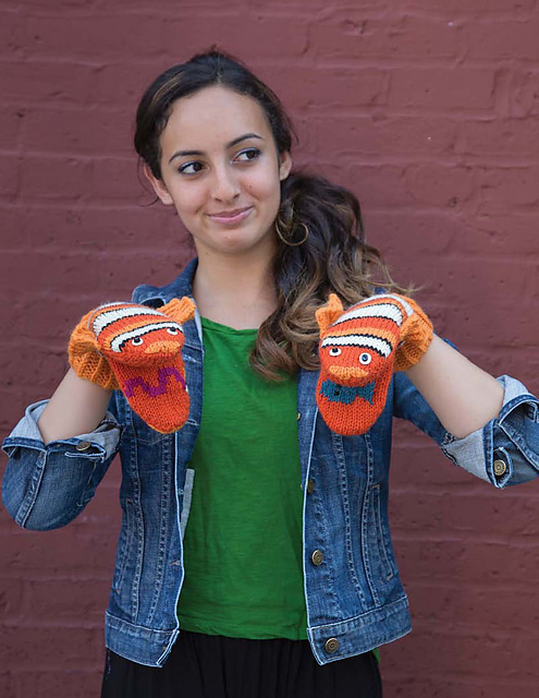 Ravelry: It's a Fish Eat Fish World Mittens pattern by Amy Gunderson