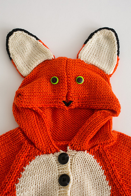 Ravelry: Frankie the Fox Onesie pattern by Amy Gunderson