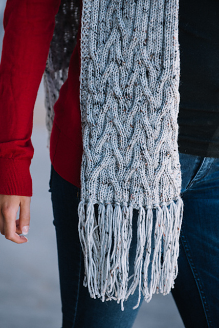 Ravelry: Blaire Reversible Scarf pattern by Amy Gunderson