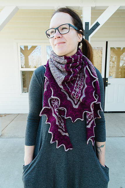 Ravelry: Eiffel Shawl pattern by Amy Gunderson