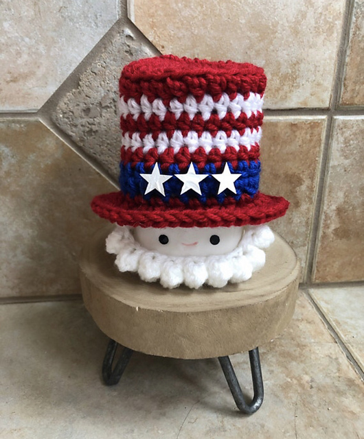 Ravelry: Uncle Sam Mug Hat pattern by Amy L King