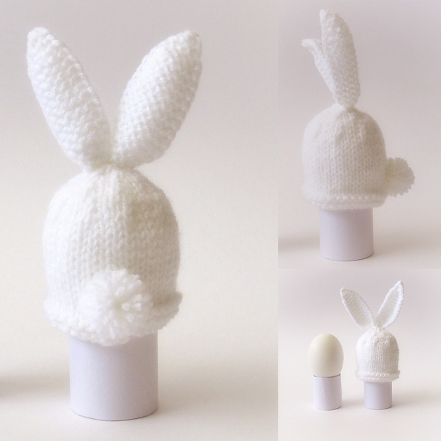 Ravelry: Egg cozy Big Bunny Ears pattern by Ana Valen