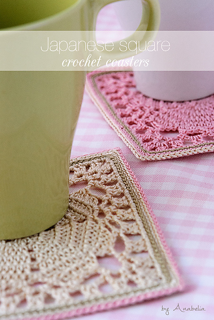 Ravelry: AnabeliaHandmade's Japanese square coasters