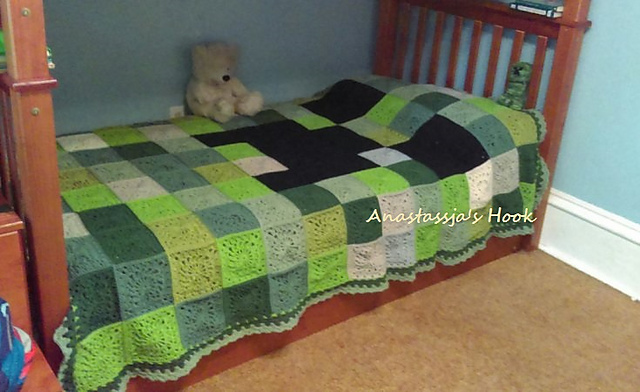 Ravelry: I'm a Creep - inspired by Minecraft pattern by Anastassja Kirsch