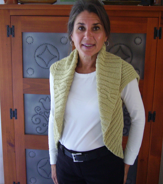 Ravelry: Cabled Shrug pattern by Andra Knight-Bowman