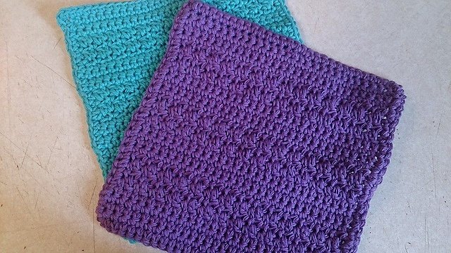 Ravelry: Easy Baby Washcloth pattern by Andrea Maclean