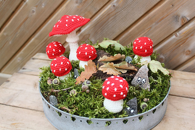 Ravelry: Toadstools pattern by Åsa Steenistugan