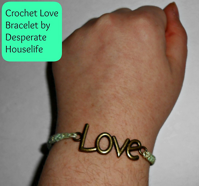 Ravelry: Ombre Crochet Love Bracelet pattern by Angie Briggs
