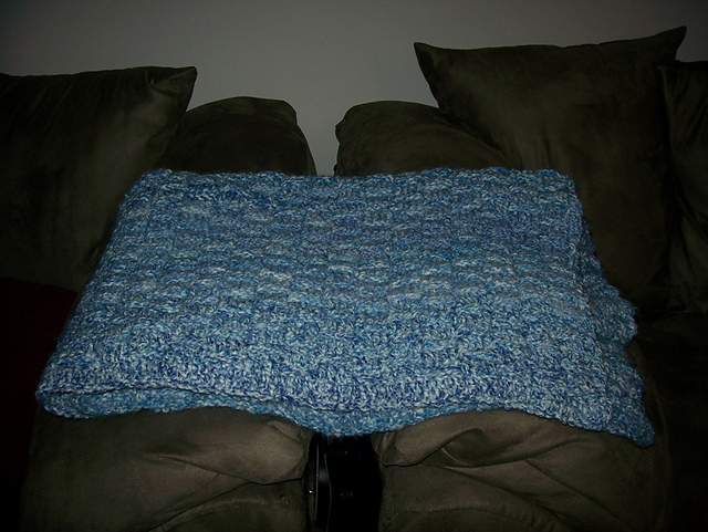 Ravelry: Basketweave Throw pattern by Angie Briggs