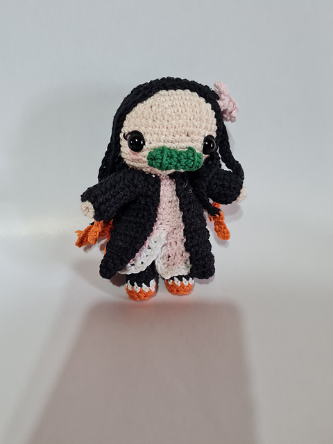 Ravelry: Nezuko kimetsu no yaiba pattern by Danae celedon