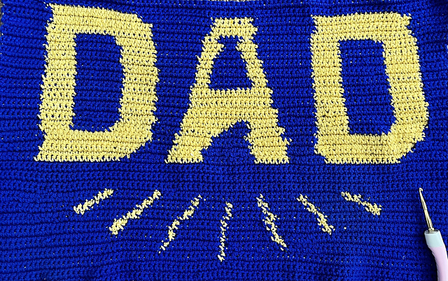 Ravelry: Dad Tapestry pattern by Angela Bolster