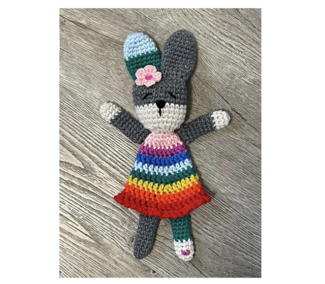 Ravelry: Rag Doll Rainbow Bunny pattern by Angela Young