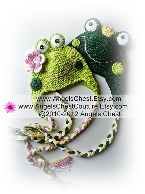Ravelry: You are Toad-lly Cute Frog Hat No. 25 pattern by Mary Angel Morris