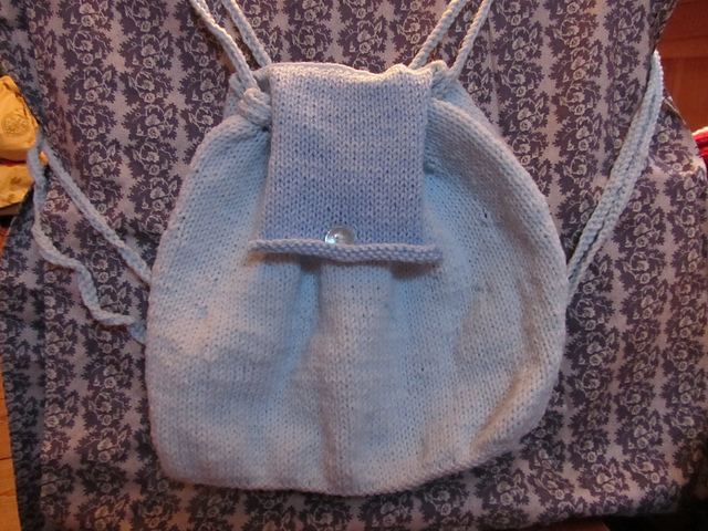 Ravelry: Drawstring Backpack pattern by GZ