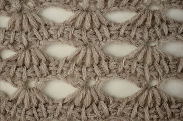 Ravelry: Tunisian Scallop Lace pattern by Angela Lynn