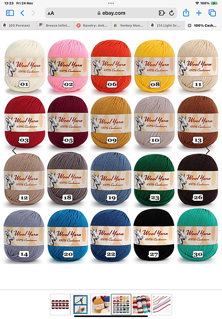Ravelry: Yonkey Monkey 100% Cashmere Wool