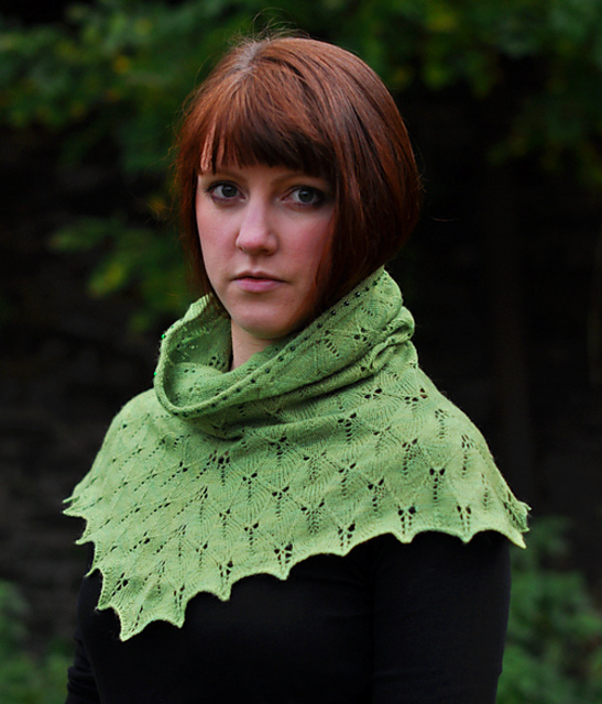 Ravelry: Lady of the Wood Wimple pattern by Ann Kingstone