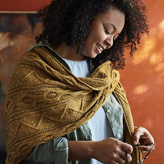 Ravelry: Twining Wrap pattern by Carol Feller